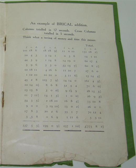 BriCal User Manual Instructions